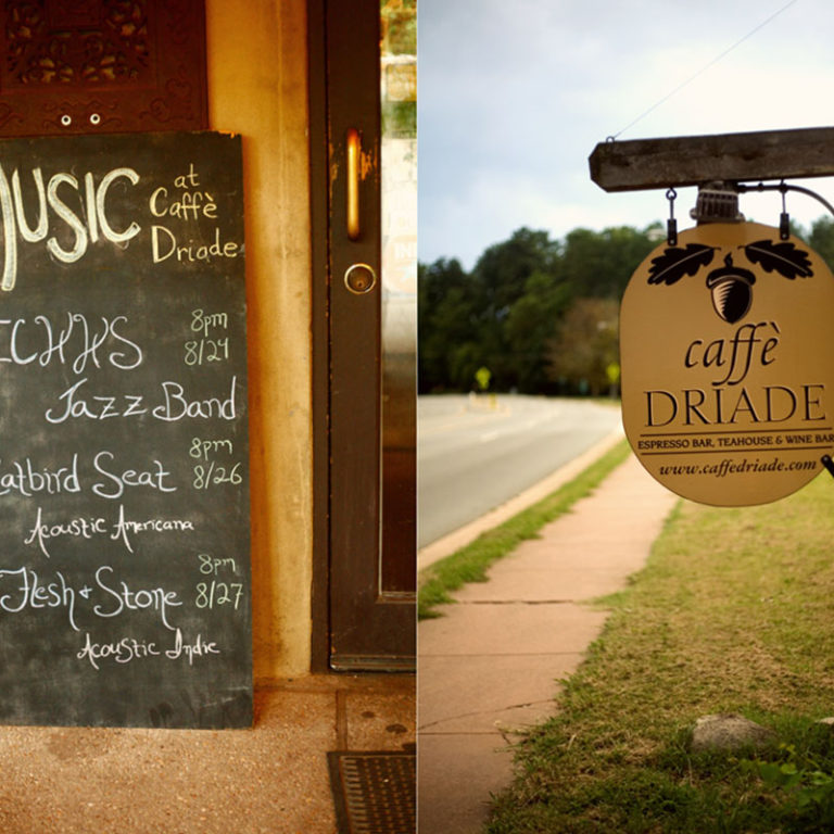 Caffe Driade – Fresh Roasted Coffee, Tea, Beer & Wine, Live Music
